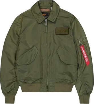 Alpha Industries Homme, Vestes, Vert, Taille: XL CWU 36/P TT Light Bomber Jacket