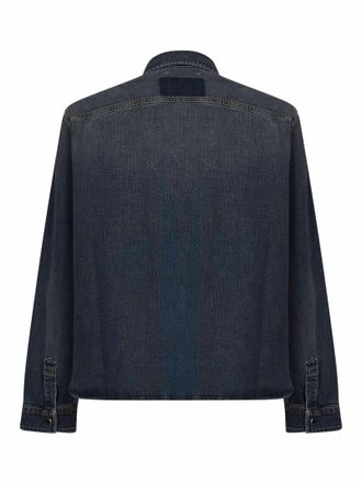 Golden Goose Mens Denim Roger Journey Shirt Blue Cotton