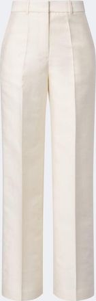 Joseph Pantalon ample Mitae en coton, lin et soie m&eacute;lang&eacute;s