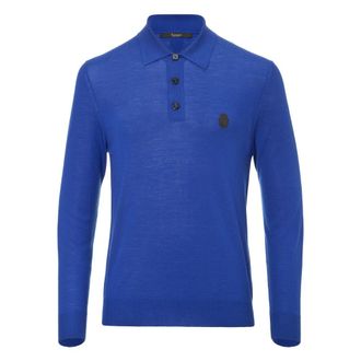 Billionaire Boys Club Merino Wool Tricot Polo - - Knitwear - Herren - Blau - XS