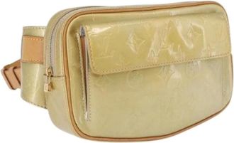 Louis Vuitton Sac banane en cuir verni Pre-owned - Femme - Pre-owned - Beige - Taille: ONE Size