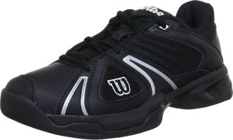 Wilson Open ACWRS316540E090, Herren Tennisschuhe, Schwarz (black), EU 43 1/3 (UK 9) (US 9.5)