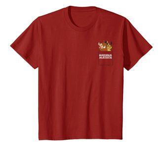 Disney The Lion King Group Shot Hakuna Matata Pocket T-Shirt