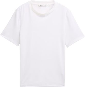Tom Tailor Damen 1041160 T-Shirt, 20000-White, S