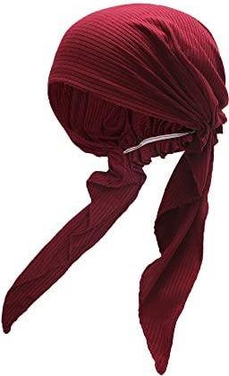 ZLYC Bonnet turban chimio pour femme, Foulard pré-noué, Chapeau léger, taille unique