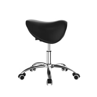 Generic Sattelf&ouml;rmiges Sitzkissen, ergonomischer Sattelstuhl, h&ouml;henverstellbarer Arbeitsstuhl, 260 Pfund Tragkraft, geeignet for Friseursalon, Beauty-Massage-