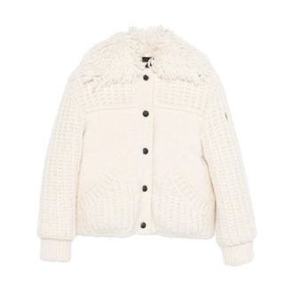 Moncler Damen, Strickwaren, Wei&szlig;, MGr&ouml;&szlig;e