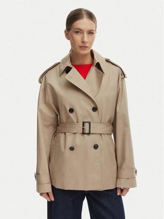 Tommy Hilfiger Tenchcoat WW0WW49586 Beige Relaxed Fit