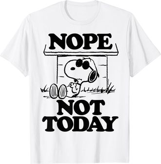 Peanuts Erdn&uuml;sse - Joe Cool Nein, nicht heute T-Shirt