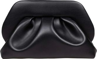 Themoir&egrave; Femme, Sacs, Noir, Taille: ONE Size Pochette en Tissu V&eacute;g&eacute;talien Couleur Noire
