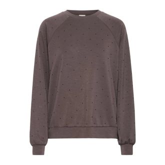 Ichi Ichi, Damen, Sweatshirts & Hoodies, Braun, 2XLGr&ouml;&szlig;e