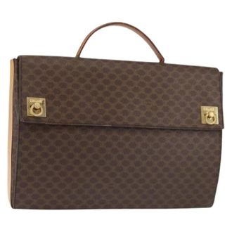 Celine Sac &agrave; main vintage en cuir Pre-owned - Femme - Pre-owned - Brun - Taille: ONE Size