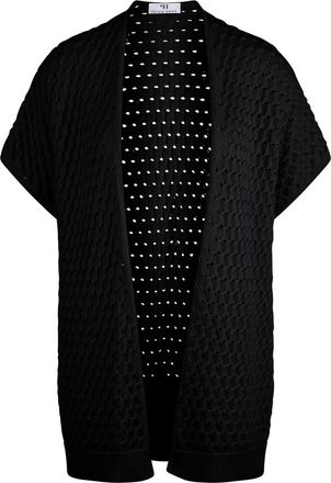 Peter Hahn Strickweste Peter Hahn schwarz