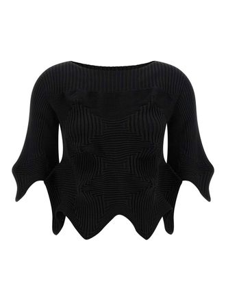 Issey Miyake Top - Noir