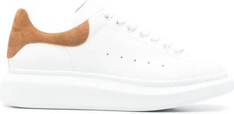 Alexander McQueen leather sneakers - Wei&szlig;