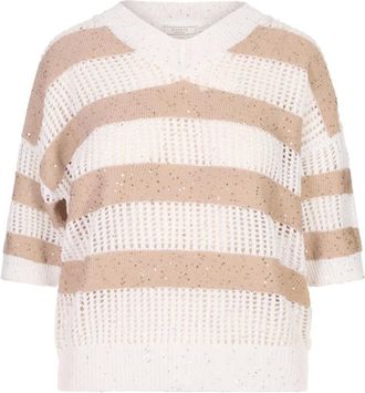 PESERICO Damen, Strickwaren, Mehrfarbig, LGr&ouml;&szlig;e