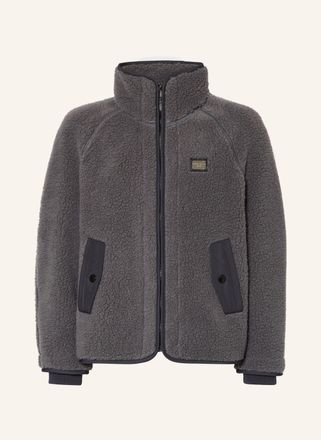 Dolce & Gabbana Teddyfell-Overjacket grau