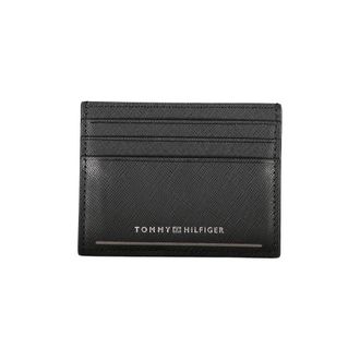 Tommy Hilfiger Schwarzes Lederportemonnaie - - Accessories - Herren - Schwarzk - ONE SIZE