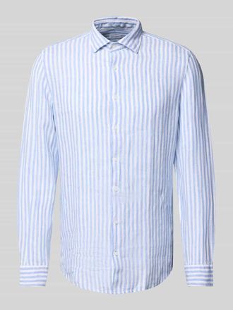 Seidensticker Slim Fit Leinenhemd aus reinem Leinen mit Kentkragen