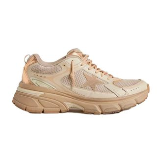 Golden Goose Baskets en maille &eacute;toil&eacute;e &agrave; lacets - Homme - Chaussures - Beige - Taille: 41 EU