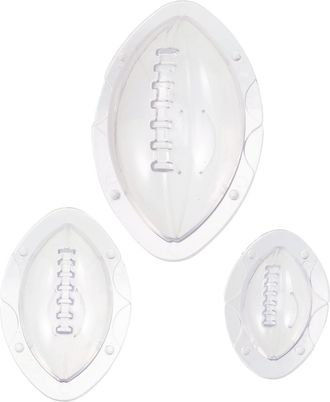 BESTONZON 3st&uuml;cke Teiliges Rugby Silikonbackform Stabile Fondant Formen F&uuml;r Kreative Kuchen Gelatine Und Schokoladendekoration Leicht Zu Reinigen Und Antihaftbe