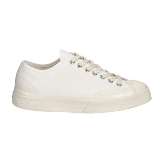 Superga 2432 Works Low Cut Cotton Canvas - - Shoes - Damen - Wei&szlig; - 41 EU