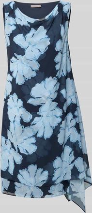 Christian Berg Cocktail Cocktailkleid im Allover-Look aus flie&szlig;endem Stoff