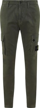 Stone Island Homme, Pantalons, Vert, Taille: W30 Slim-fit Pantalons