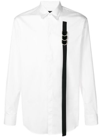 Dsquared2 t-shirt &agrave; d&eacute;tail de sangle - Blanc