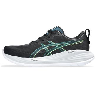 Asics Mens Gel-Cumulus 27 Running Shoes, Black/Lucid Yellow, 44.5 EU