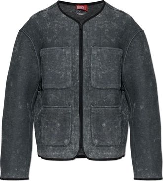 Diesel Femme, Vestes, Gris, Taille: 44 FR G-Tes Jacket
