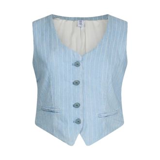 Liu Jo Sky Blue Weste - - Suits - Damen - Blau - L