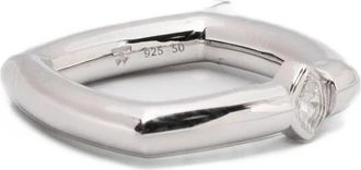 Tom Wood Homme, Accessoires, Gris, Taille: 46 MM Frame Ring