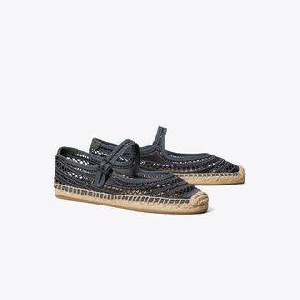 Tory Burch Open Weave Mary-Jane-Espadrille