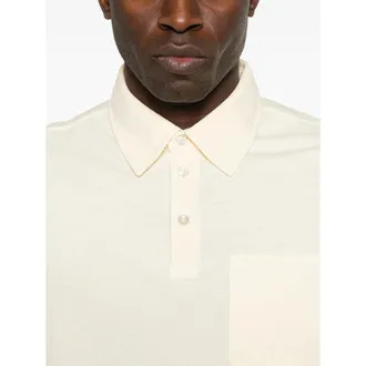 Moncler Cotton Piqu&eacute; Polo Shirt - Beige