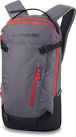 Dakine Heli Backpack 12l Sac à Dos de Snowboard et de Ski, Gris Acier, US Homme