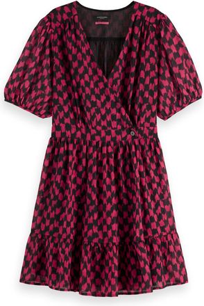 Scotch & Soda Mini Wrap Dress