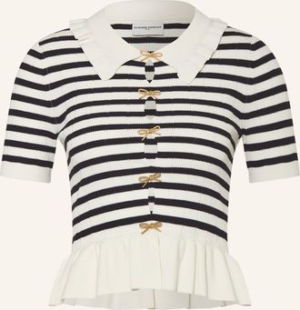 Claudie Pierlot Claudie Pierlot Strickshirt Mit Cut-Outs weiss