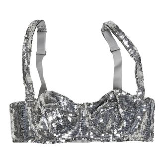 Dolce & Gabbana Nyon Balconnet Bra - - Underwear - Damen - Grau - S