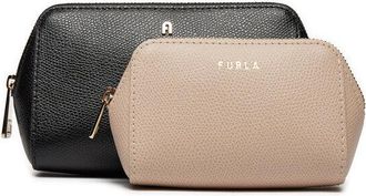Furla Kosmetiktaschen-Set Camelia M Cosmetic Case Set WE00453-ARE000-BBR00-1007 Schwarz