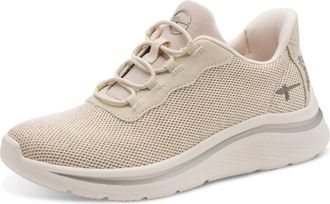 Tamaris Comfort Damen Step IN Sneaker flach zum Schlupfen Leicht, Beige (Ivory), 40 EU