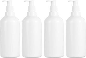 Hemoton Hemoton 4Pcs 500ml Pumpflasche Seifenspender Lotionspender Nachfüllbar Pumpspender Leere Flaschen Reiseflasche Shampoo Lotion Container Behälter Flasc