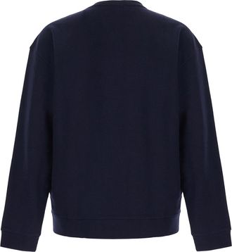Giorgio Armani Logo-Embroidered Tech Fabric Sweatshirt - Navy