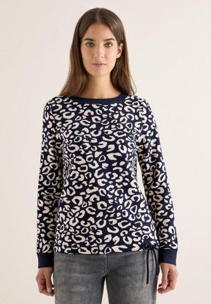 Cecil Sweatshirt mit Tunnelzug am Saum