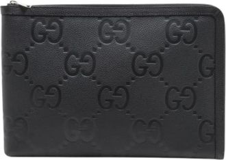 Gucci Sac pochette vintage Pre-owned - Femme - Pre-owned - Noir - Taille: ONE Size