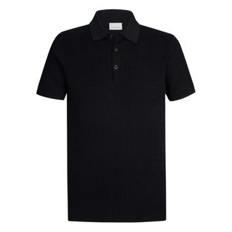 Profuomo Homme, Tops, Bleu, Taille: XL Polo Basique de Luxe