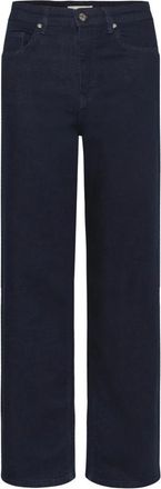 Part Two Femme, Jeans, Bleu, Taille: W33 Jean denim bleu fonc&eacute; coupe droite