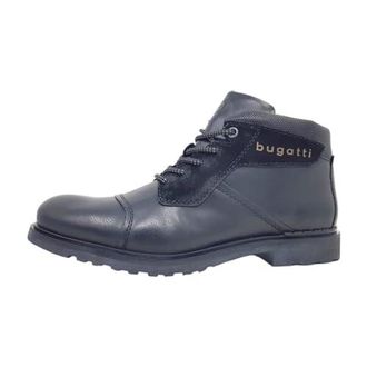 Bugatti Bottes &agrave; lacets noires, Noir, 43 EU
