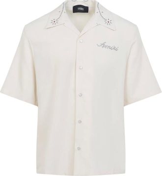Amiri Homme, Chemises, Beige, Taille: XL Studded Camp Shirt