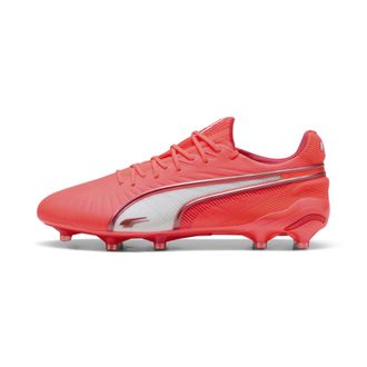 Puma KING ULTIMATE FG/AG Fu&szlig;ballschuhe Unisex, Schuhe, Rot, 45